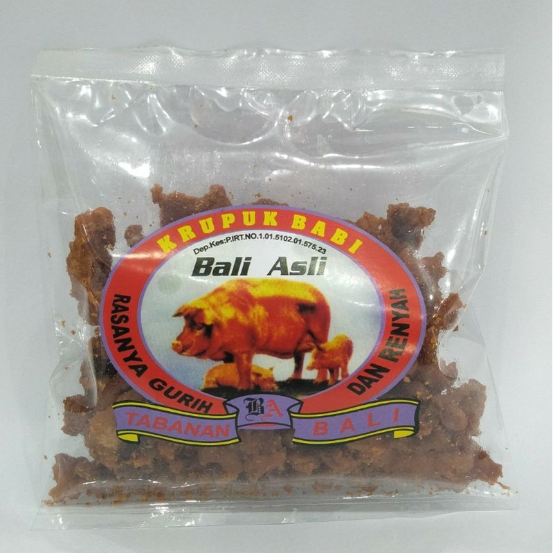 Jual Gorengan Babi Merah Bali Asli Khas Bali 150gr | Shopee Indonesia