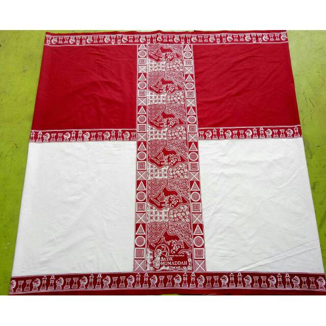 Jual SARUNG MERAH PUTIH BATIK NUSANTARA | Shopee Indonesia