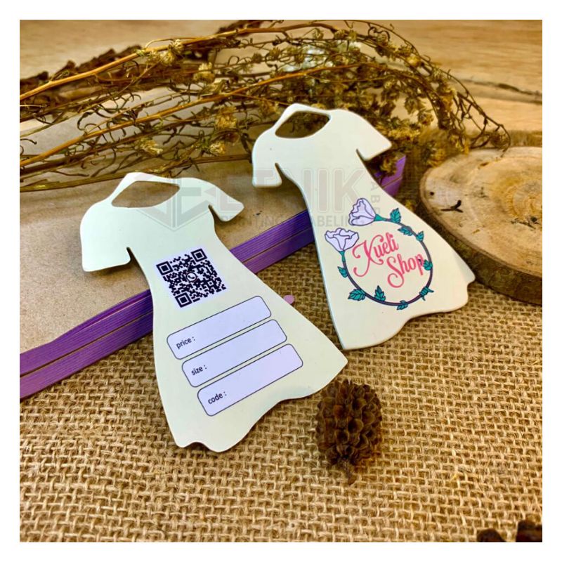 Jual Free design !!! hang tag tebal, label hang tag, label baju,label ...