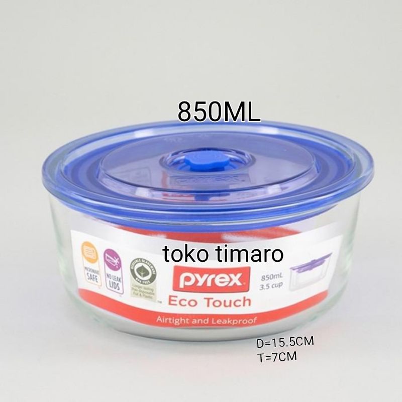 Jual PYREX MANGKUK ECO TOUCH ROUND 850ML | Shopee Indonesia