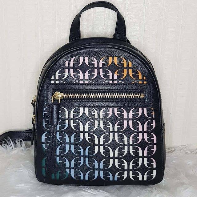 Jual F0SS1L megan backpack multi black ocil | Shopee Indonesia