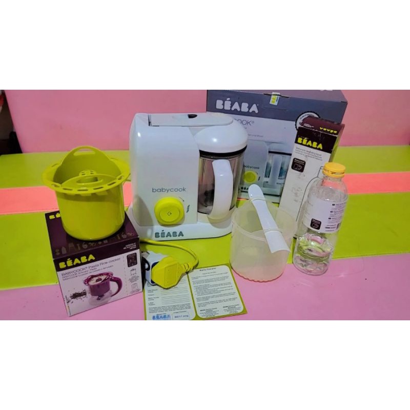 Jual BEABA BABY COOK NEON + Rice Cooker (preloved good condition ...