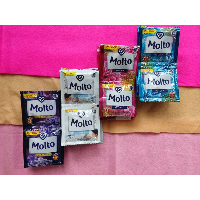 Jual molto pewangi pakaian 10 ml 1 renteng 12 scht | Shopee Indonesia
