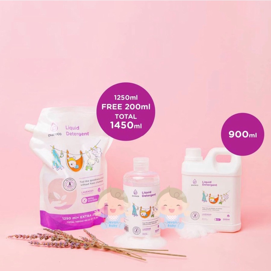 Jual Pureco Liquid Detergent 500ml 900ml 1450ml | Shopee Indonesia