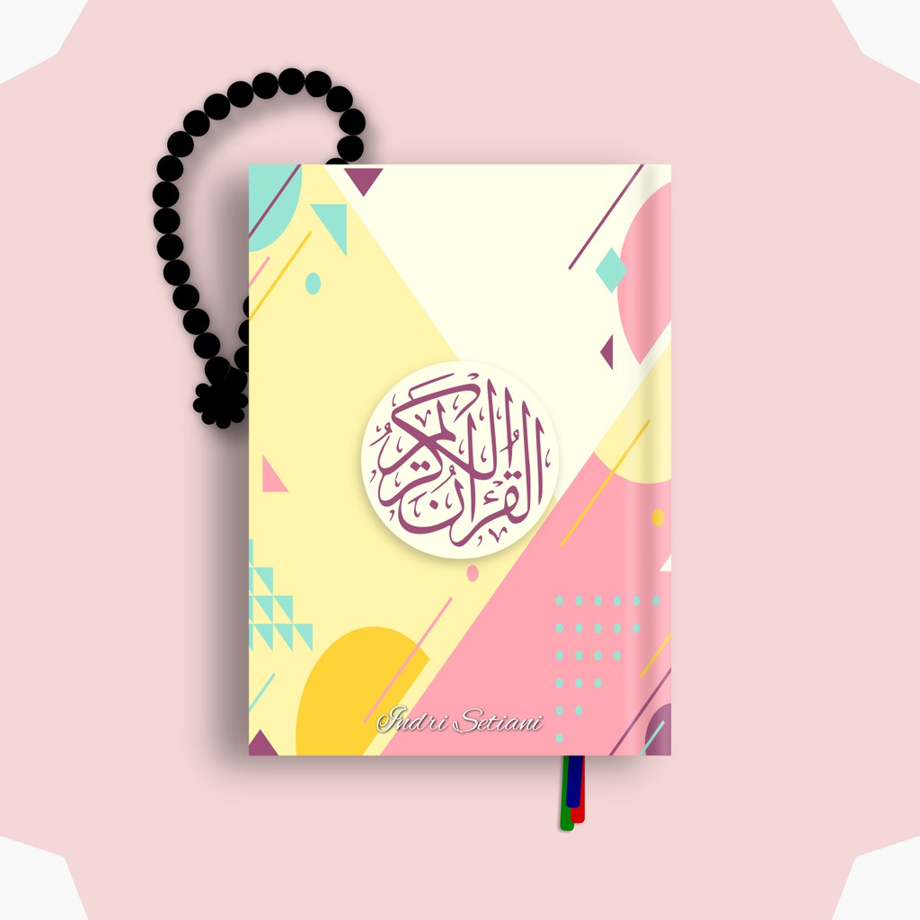 Jual Al quran Custom Tulis Nama A5 A6 Cover Quran Terjemah Tajwid Warna ...