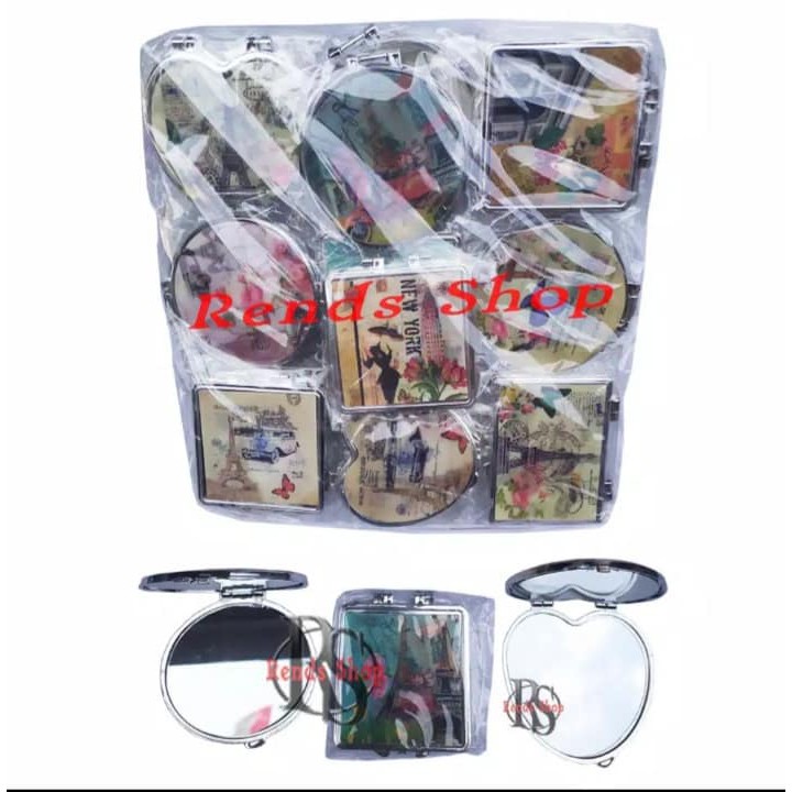 Jual 100pcs Souvenir Kaca Lipat Paris Kemasan PLASTIK Hadiah Pernikahan ...