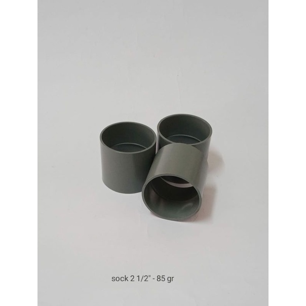 Jual Socket PVC 2 1/2 inch / sambungan pipa PVC , Merk Grest | Shopee ...