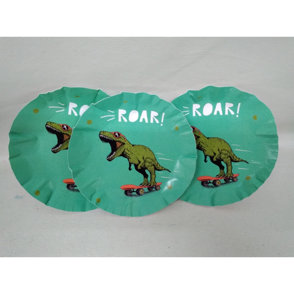 Jual piring kertas tyrex / paper plate tyrex / piring kertas custom ...