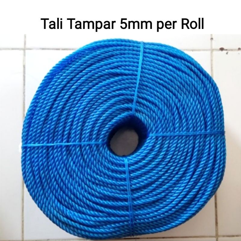 Jual Tali Tambang Plastik 5mm per Roll / Tali Tampar Plastik , Tali ikat , Tali Jemuran 5 mm ...
