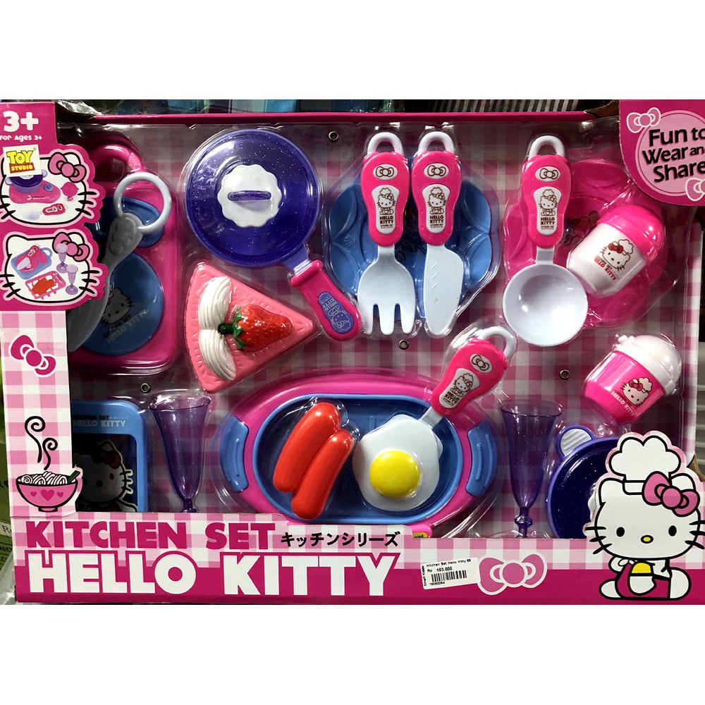 Jual Kitchen Set Hello Kitty 18080054 | Shopee Indonesia