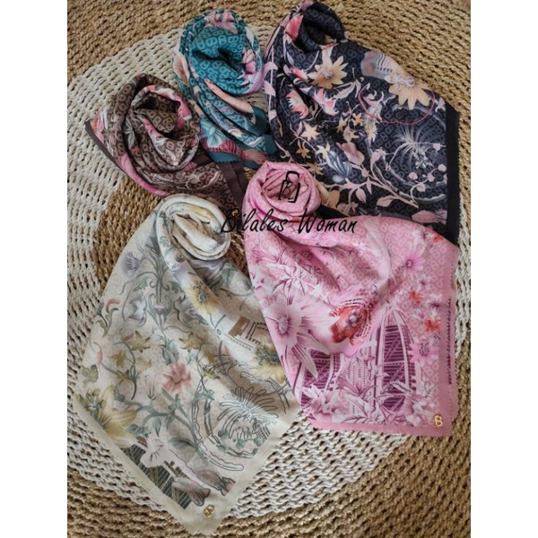 Jual Ukuran SYARI Ala ala Buttonscarves Dubai Voile Squere with Plat B ...