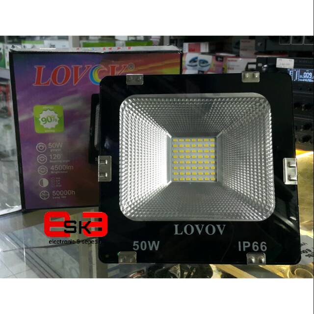 Jual Lampu LED Sorot 50 Watt 220 Volt LOVOV Warm White | Shopee Indonesia