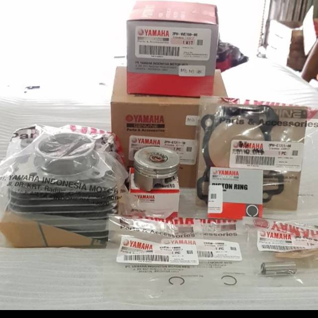 Jual Piston kit dan blok seher mio m3 pnp soul gt 125 original yamaha | Shopee Indonesia