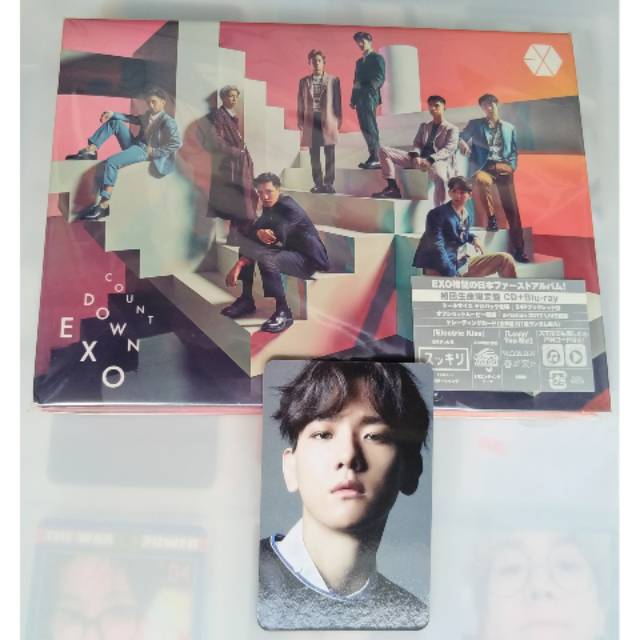 Jual EXO COUNTDOWN JAPAN ALBUM (CD + BLURAY) BAEKHYUN PHOTOCARD PC | Shopee Indonesia