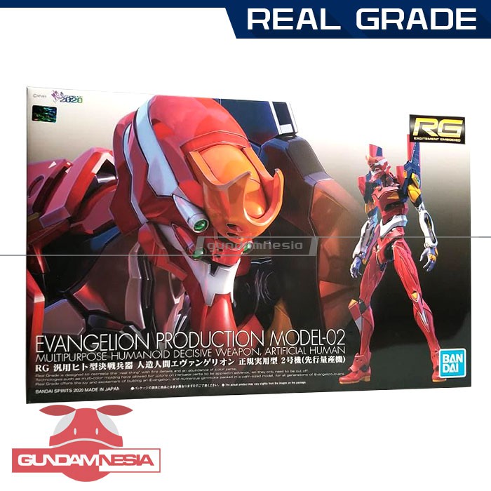 Jual [RG] EVA Unit 02 / Unit 2 (Evangelion) | Shopee Indonesia