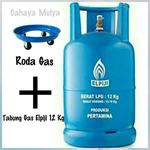 Jual Tatakan | Roda Gas + Tabung Gas Elpiji 12 Kg Isi Full & Segel Asli ...