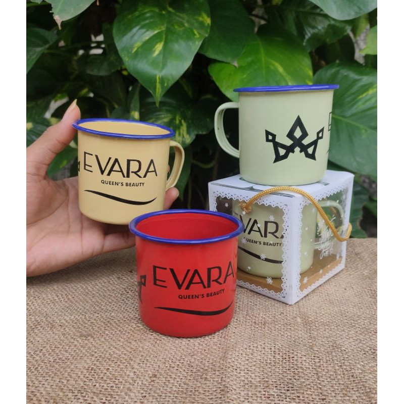 Jual Souvenir Gelas Enamel Custom | Shopee Indonesia