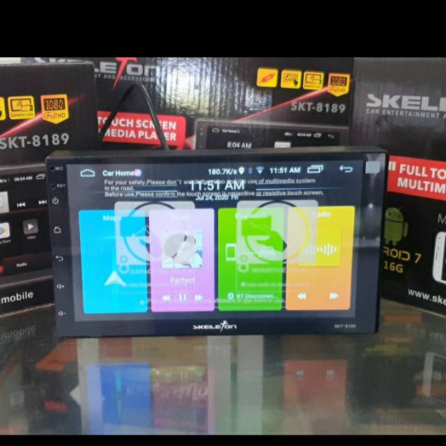 Jual Head Unit Android 7-inch Skeleton SKT-8189 (Tape Mobil, TV Mobil ...