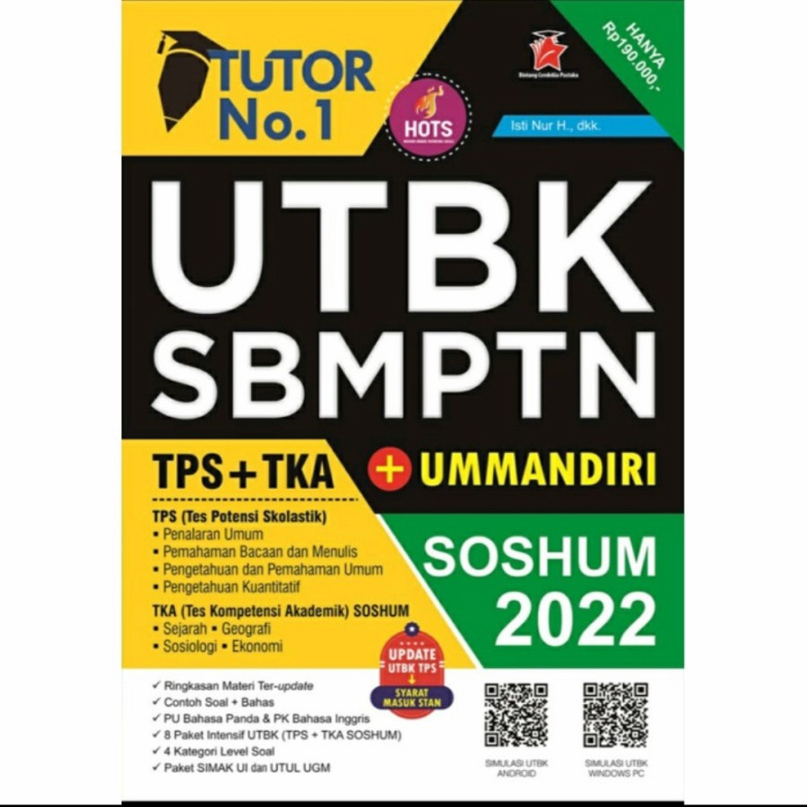 Jual [KIB] - Buku Tutor No.1 Utbk Sbmptn Soshum 2022 | Shopee Indonesia