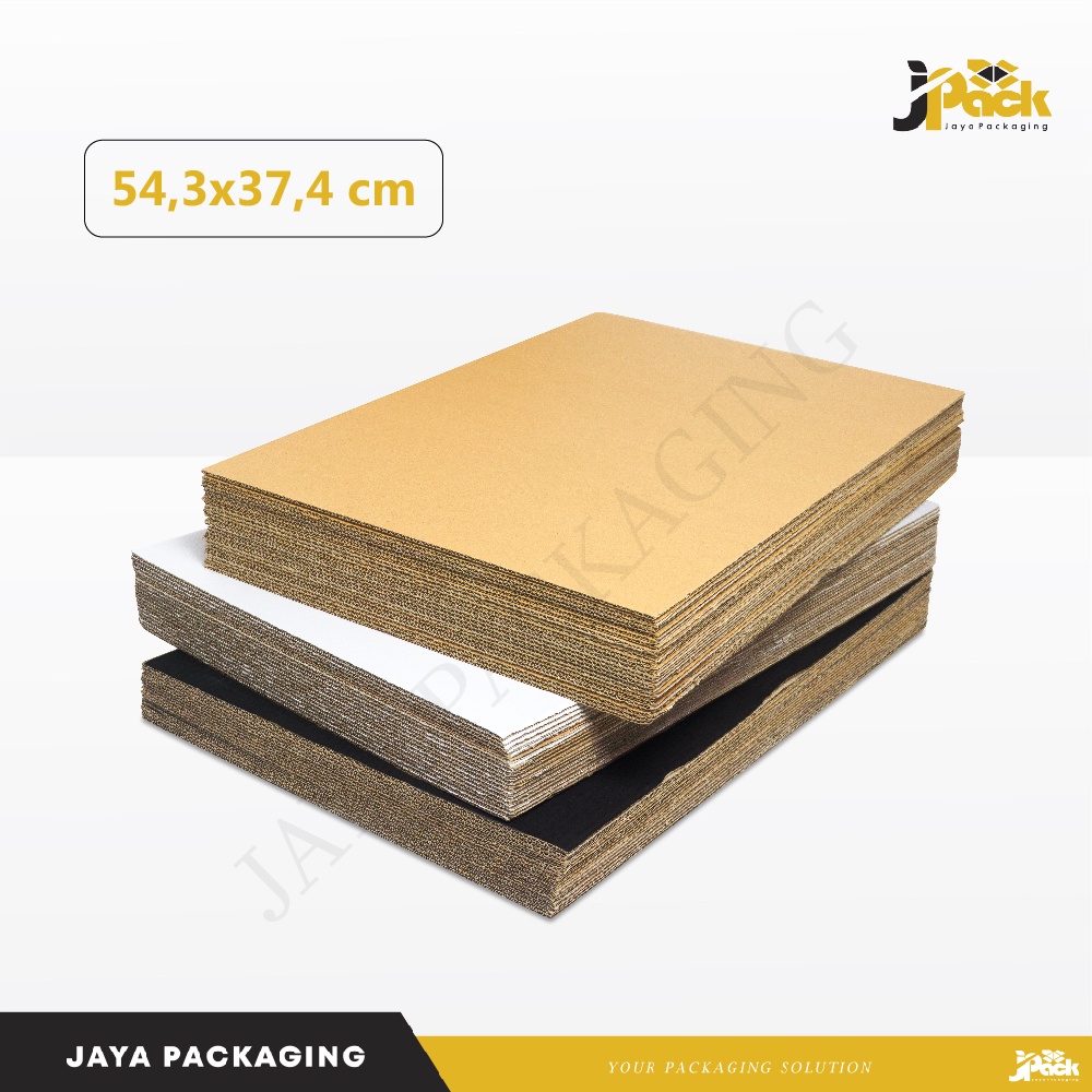Jual Box Packing Kardus Lembaran B flute 54,3x37,4 cm layerkarton ...