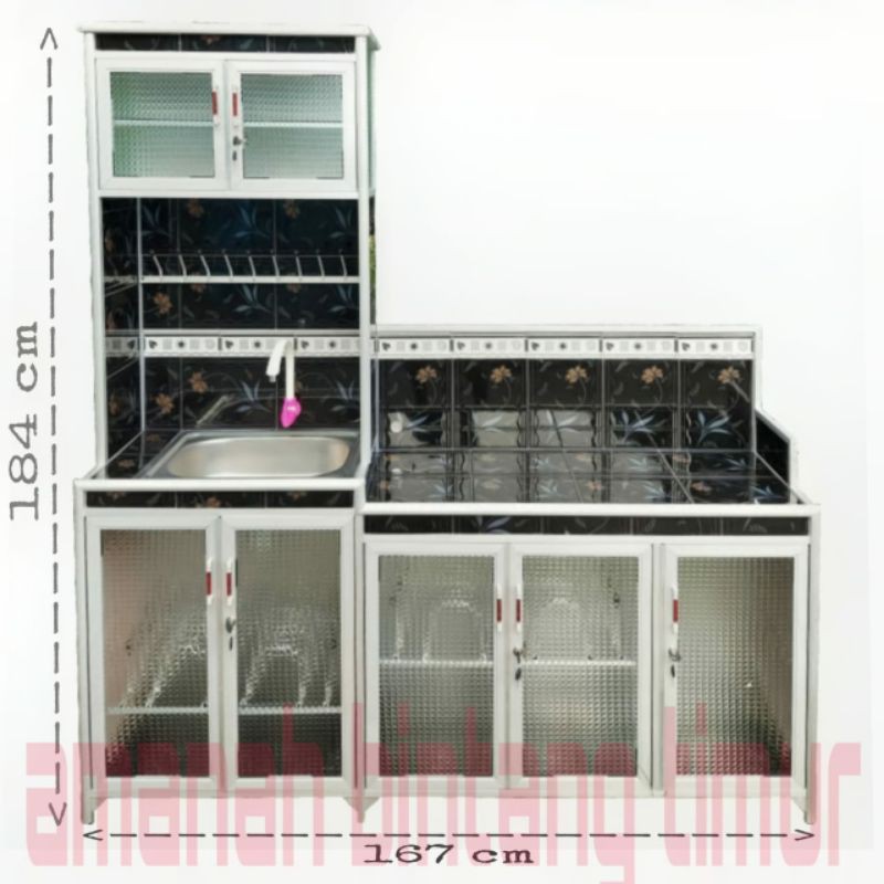 Jual rak dapur meja wastafel tempat cuci piring rak kompor rak piring ...