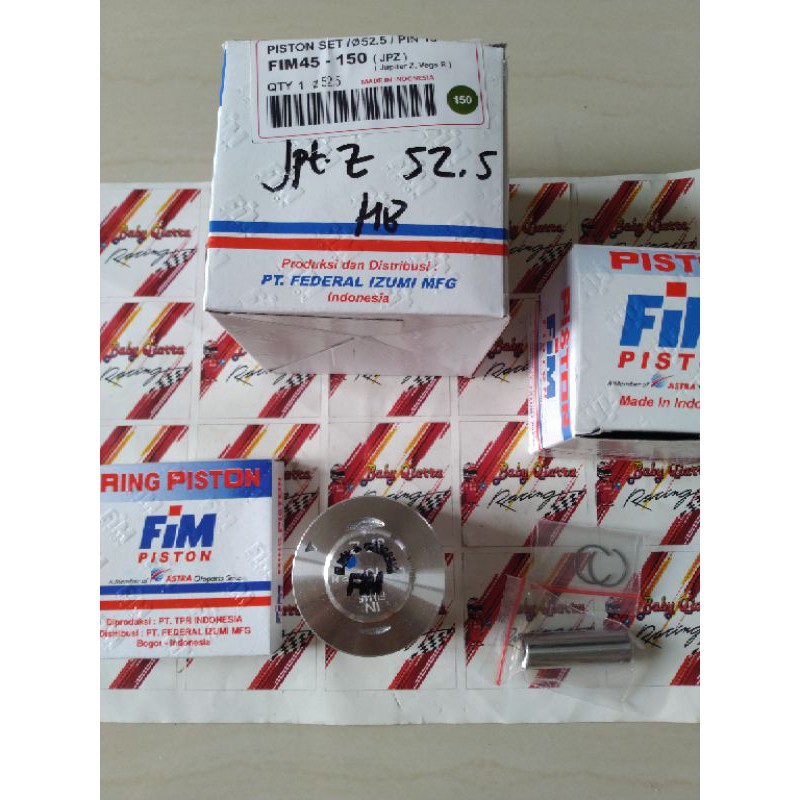 Jual PISTON KIT SEHER FIM 45 IZUMI RACING JUPITER Z VEGA R DIA METER 51 ...