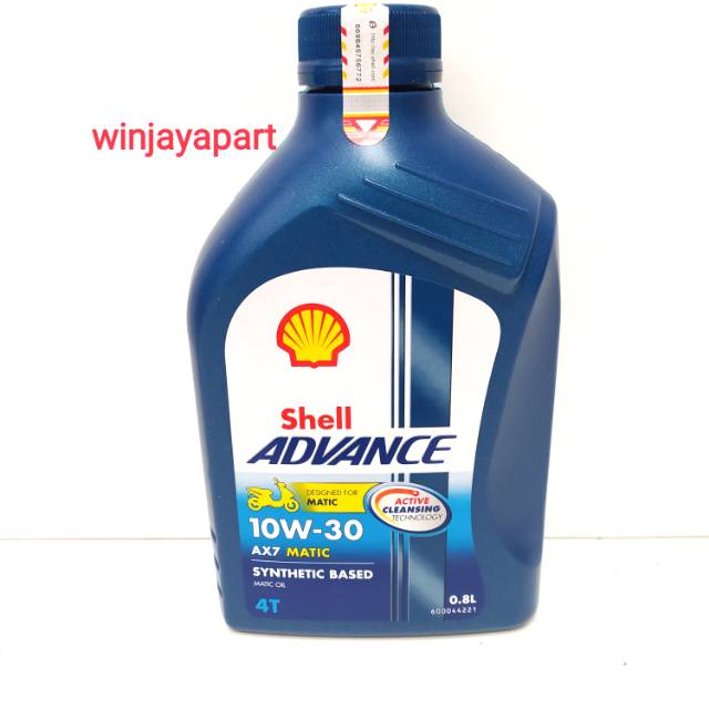 Jual OLI SHELL AX7 SAE 10W/30 - SAE 10W/40 MATIC 0.8LITER | Shopee ...