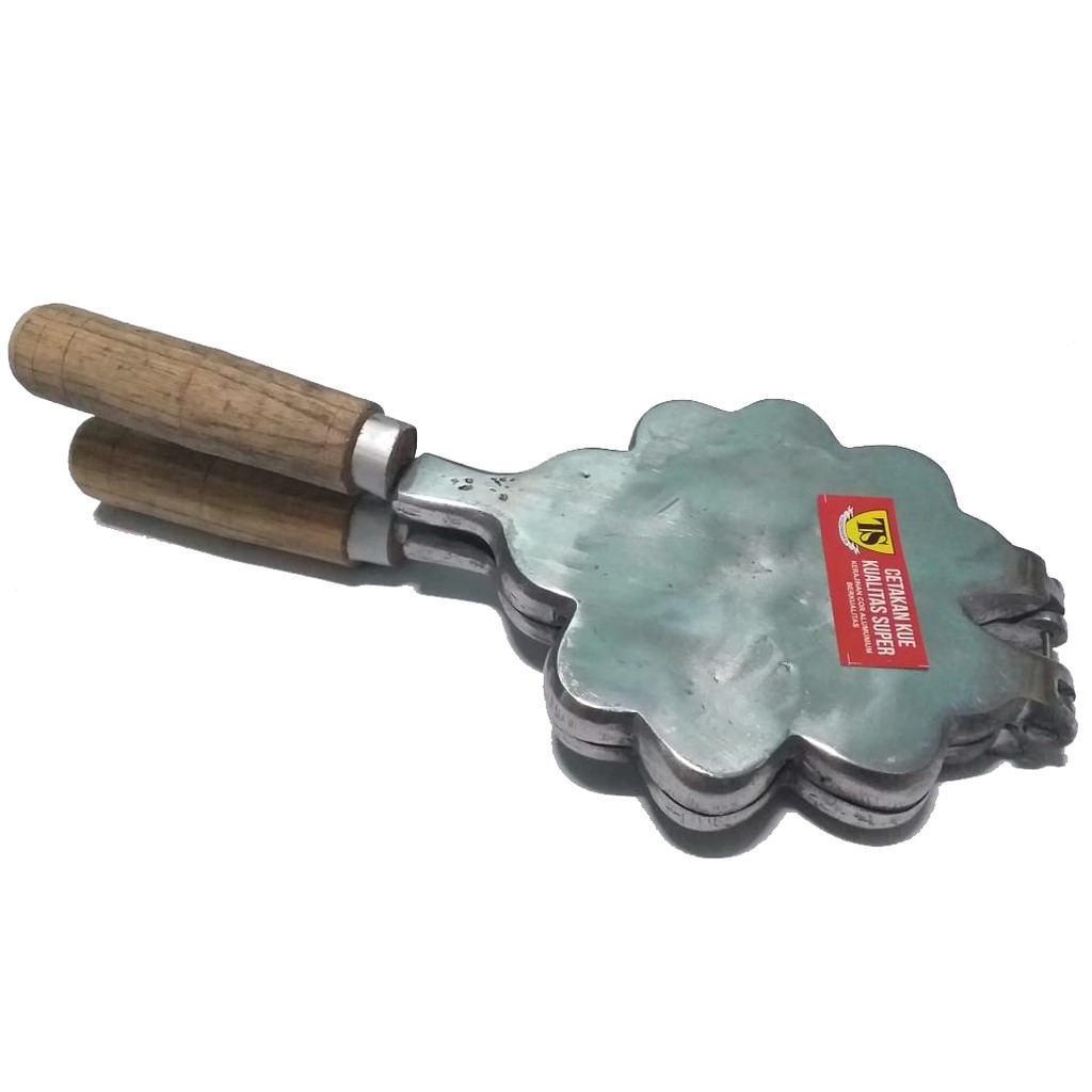 Jual Cetakan Kue Wafel / Bapel Hati Bonus Sutil Mini | Shopee Indonesia