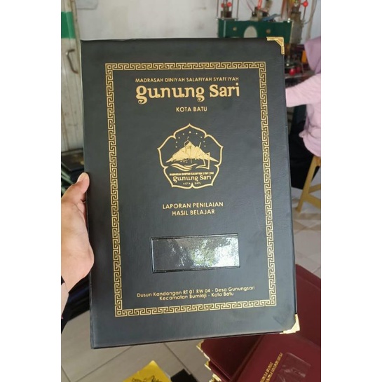 Jual MAP RAPORT / IJAZAH SABLON *Bahan Kulit (ASE) | Shopee Indonesia