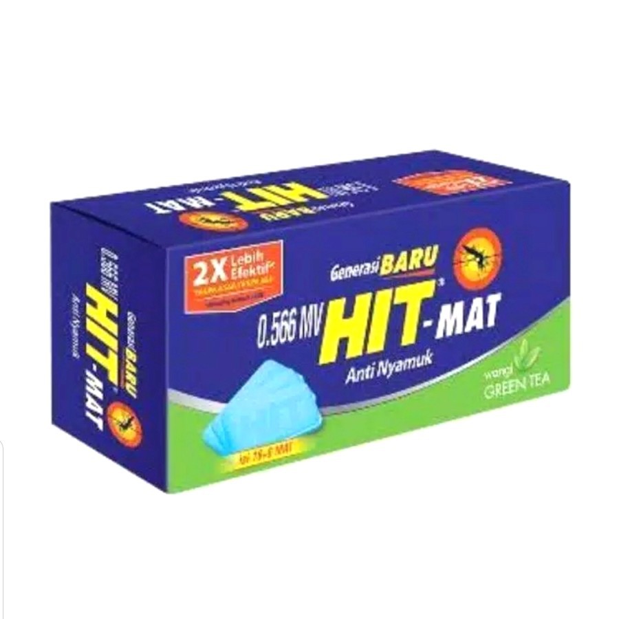 Jual HIT MAT ANTI NYAMUK WANGI GREEN TEA ISI 18+9MAT | Shopee Indonesia