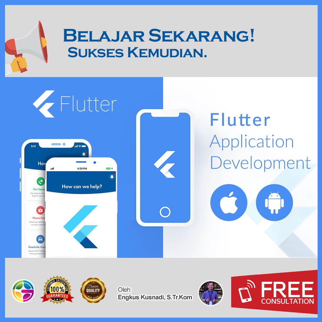 Jual Tutorial menguasai Flutter untuk pemula | Shopee Indonesia