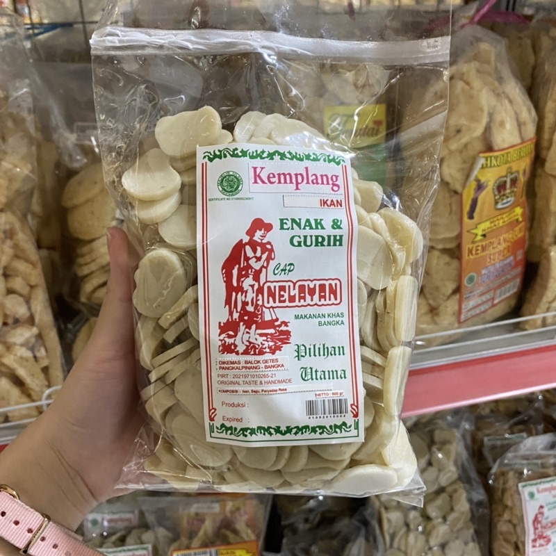 Jual Kemplang Mentah Bangka Ikan Tenggiri Cap Nelayan - Snack Bangka ...