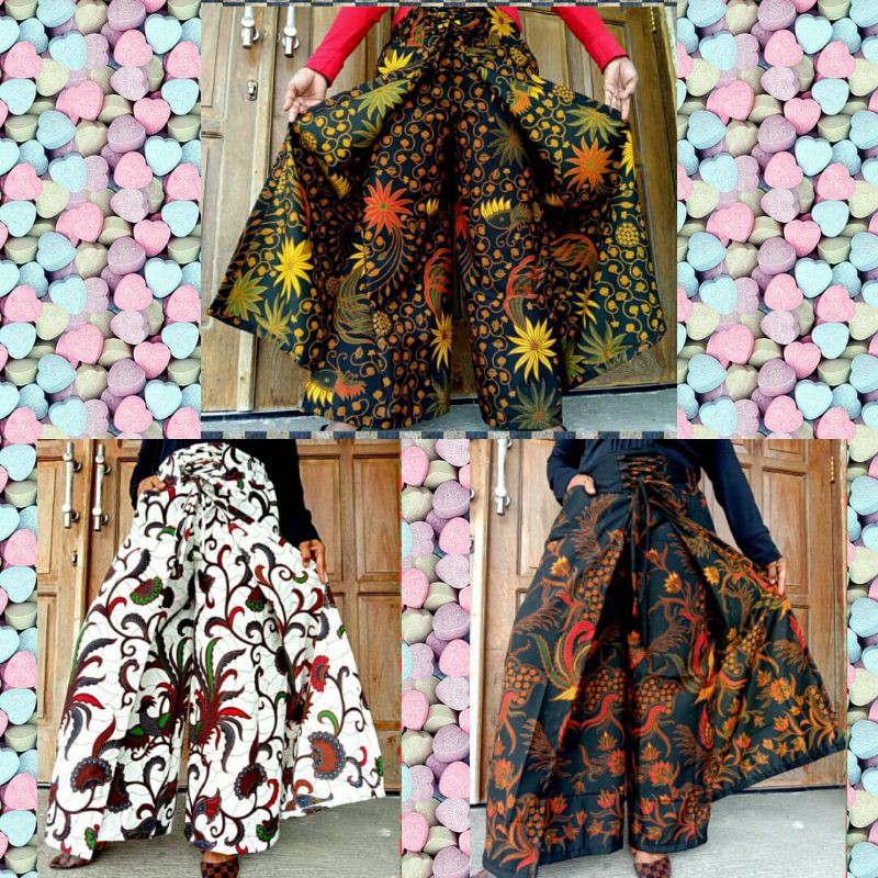 Jual Rok Celana Batik Wanita Jumbo Modern | Shopee Indonesia