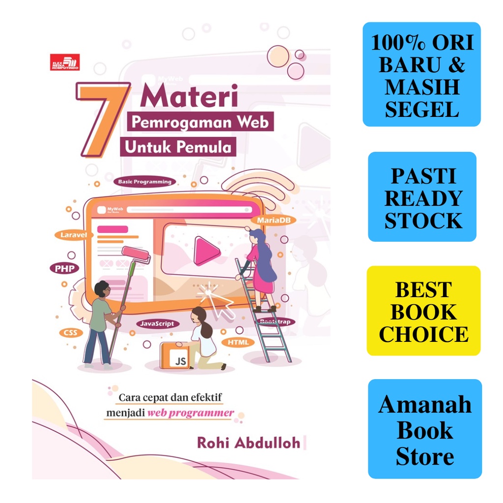 Jual Buku 7 Materi Pemrograman Web untuk Pemula by Rohi Abdulloh ...