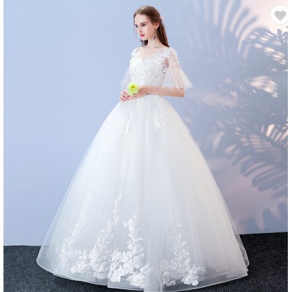 Jual Pernikahan Gaun Musim Semi Gaya Korea Ukuran Besar Pengantin ...