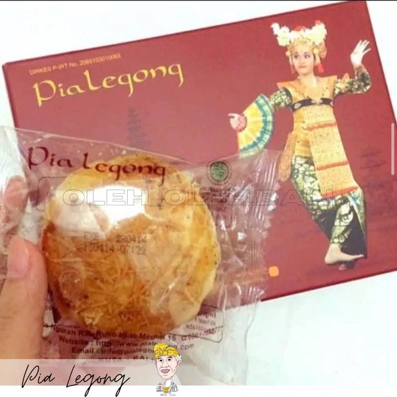 Jual Pia Legong Bali Asli Original Oleh Oleh Khas Bali Bakpia Rasa ...