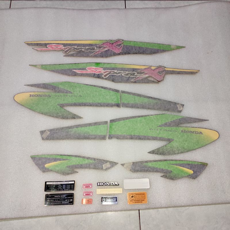 Jual Stiker Stripping striping decal graphic Honda Astrea Supra X 100 ...
