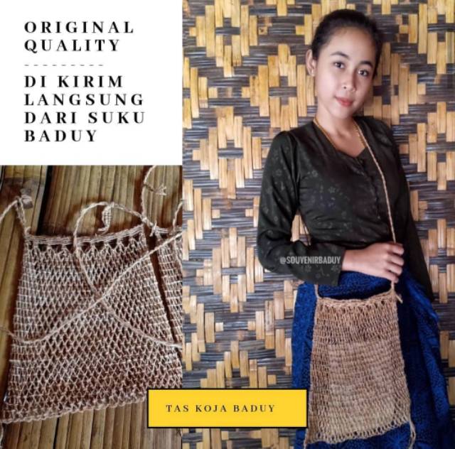 Jual Souvenir Baduy Tas Koja Etnik Suku Baduy | Shopee Indonesia