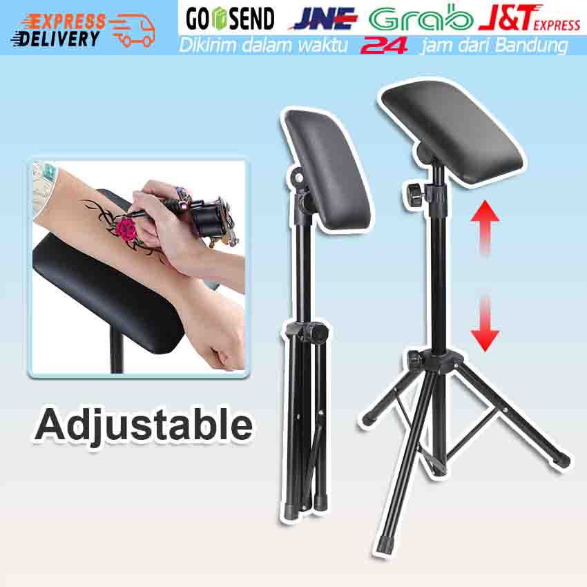 Jual IMPORT Iron Tattoo Arm Leg Rest Stand Portable Fully Adjustable ...