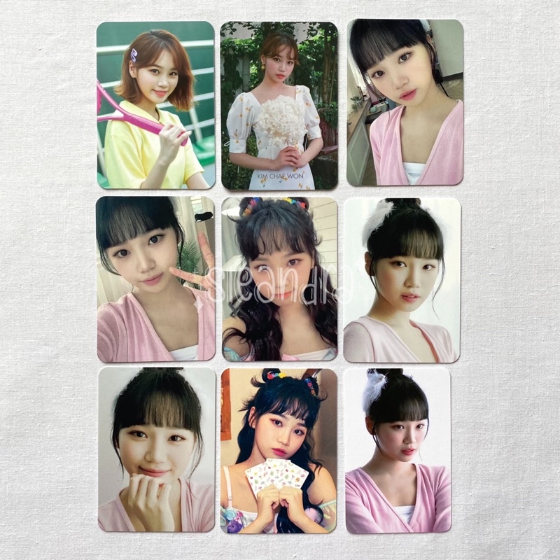 Jual photocard iz*one / izone kim chaewon secret time diary fankit glitter special surpriz photo ...