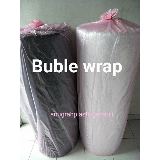 Jual Bubble Wrap uk 125 cm x 50 m warna PUTIH DAN HITAM ( per roll ...
