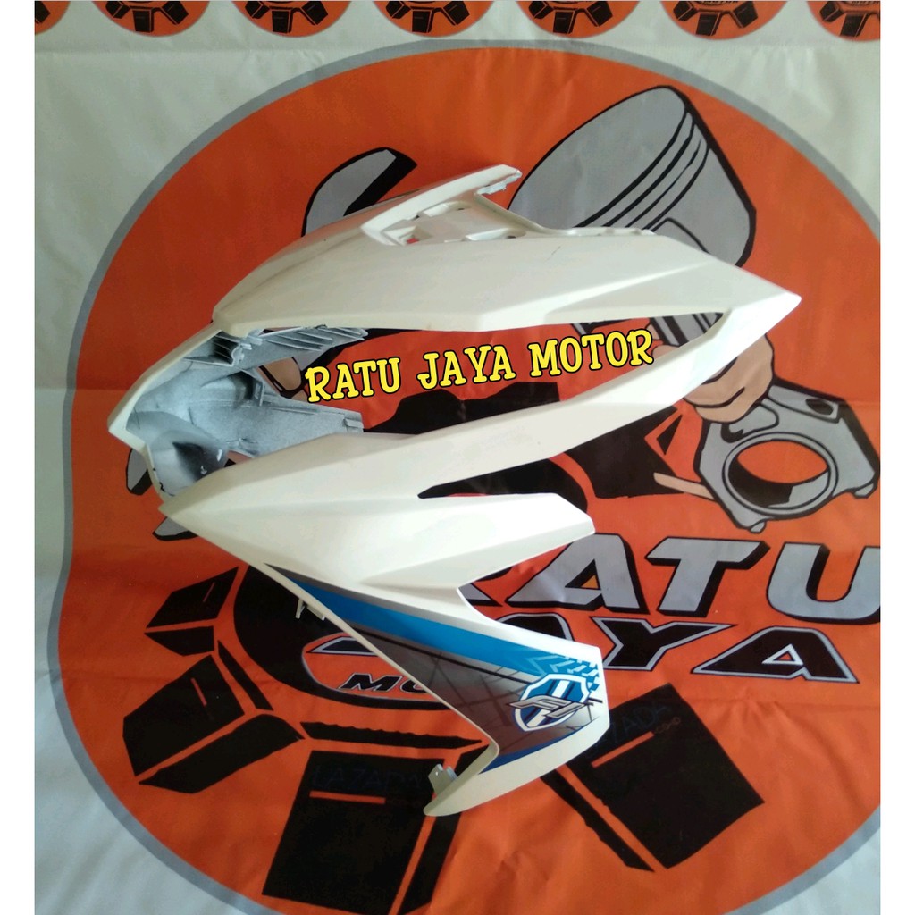 Jual Cover front body depan sayap tebeng beat eco esp 2017 2018 putih ...