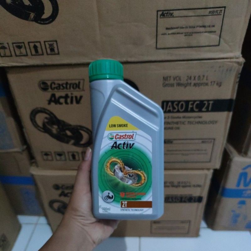 Jual Oli Samping Motor Castrol 2Tak Low Smoke 700ML | Shopee Indonesia