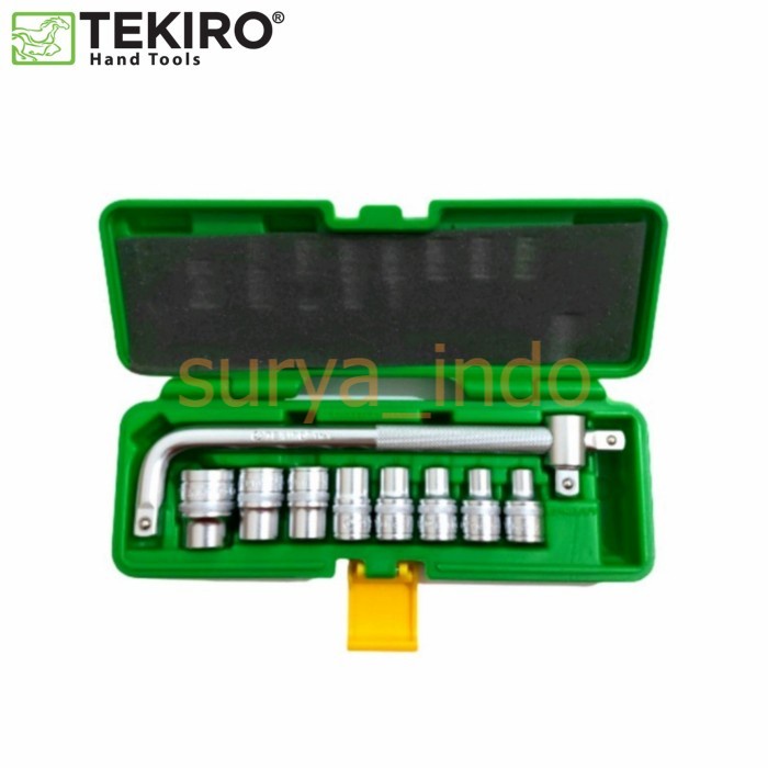Jual KUNCI SOK / SHOCK SET 10 PCS 6 PT 8-24 MM TEKIRO SC-SE0604 HAND SOCKET | Shopee Indonesia