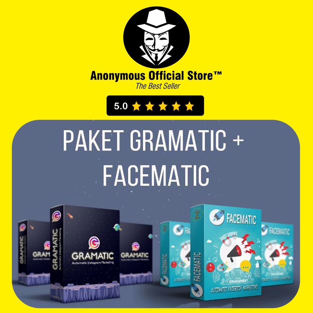 Jual KOLEKSI TEMPLATE PREMIUM FACEMATIC GRAMATIC DROPSHIP AJA ...