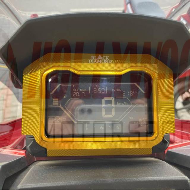 Jual Cover Sepido Meter Honda ADV 150 Full CNC Black diamond | Shopee ...