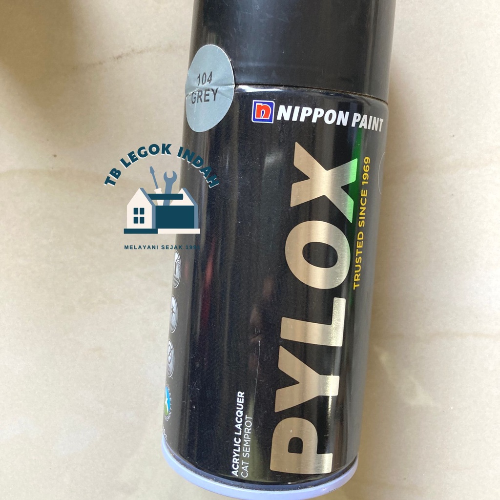 Jual PYLOX NIPPON PAINT BAGUS HIGH QUALITY ASLI ORIGINAL 100% / CAT SEMPROT ATAU SPRAY PYLOX ...