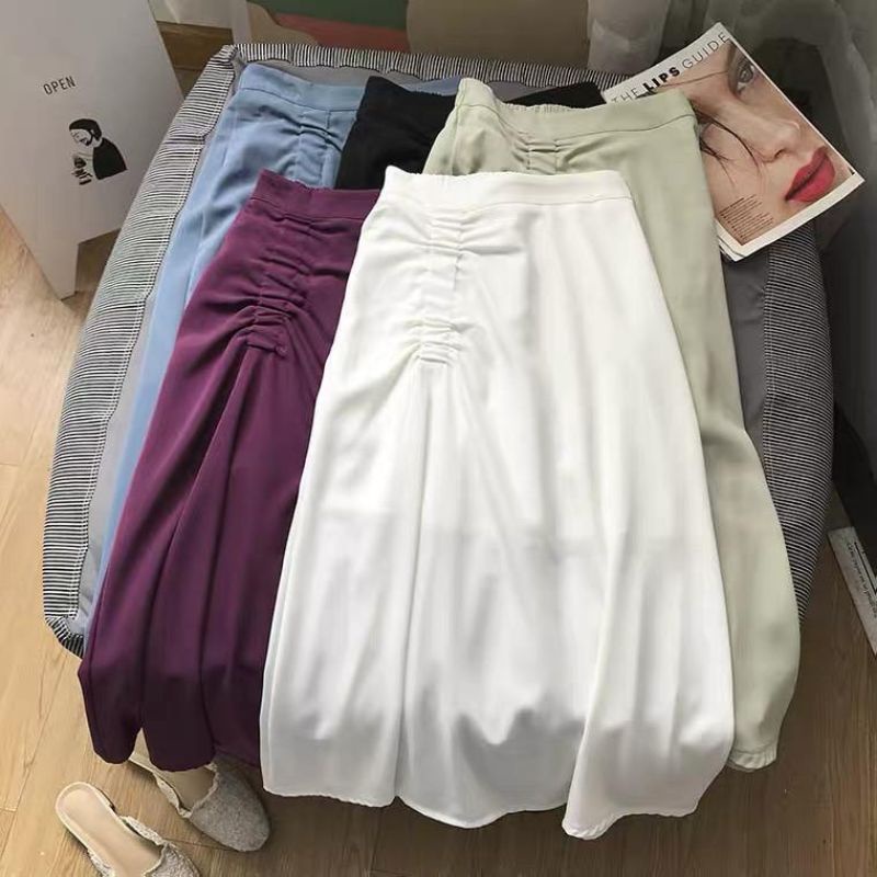 Jual Rok Serut Instant / Rok Serut Shakila / Rok Lilit / Skirt Korea ...