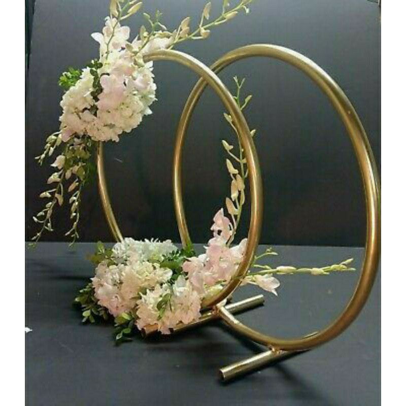Jual STAND DUDUKAN BUNGA DEKORASI / RING BUNGA / BESI 8MM STAND FLOWER ...