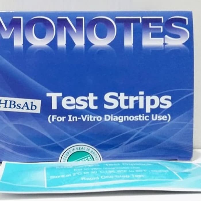 Jual Monotes HBsab Strip alat cek Hepatitis B | Shopee Indonesia
